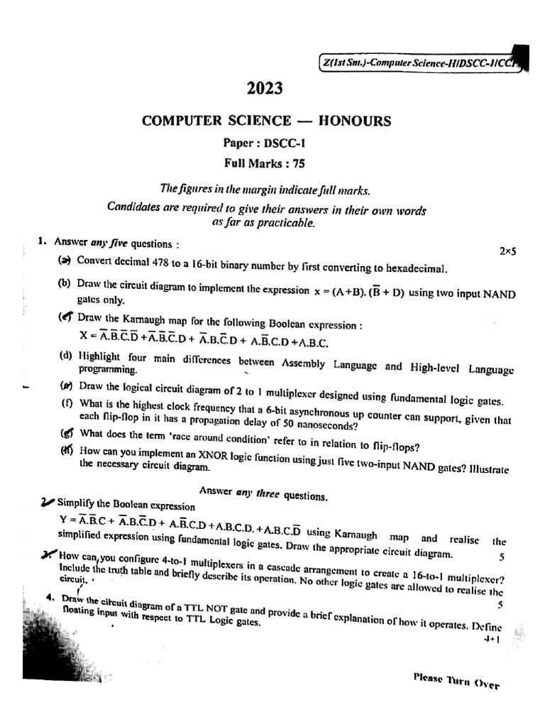 2023 CMSM DSCC-1 TH (Fundamentals and Digital) | PDF
