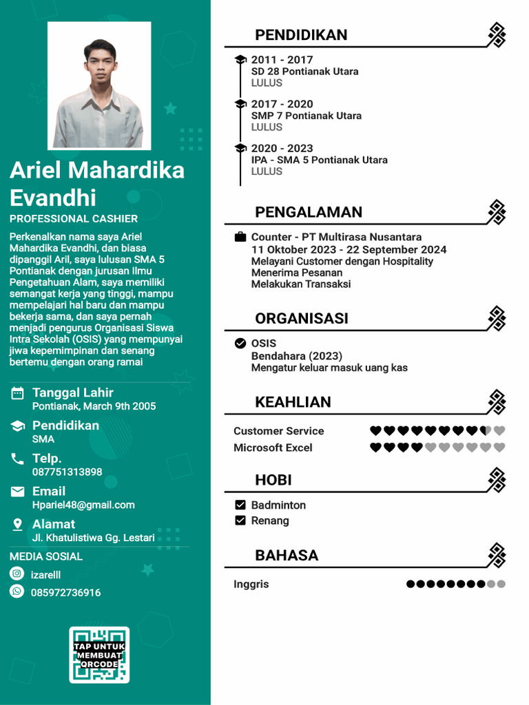 CV TERBARU_merged | PDF
