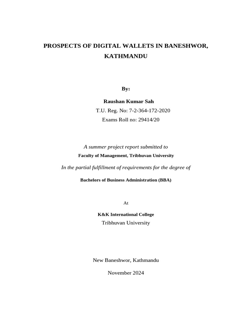 Summer Project Raushan | PDF | Survey Methodology | Questionnaire