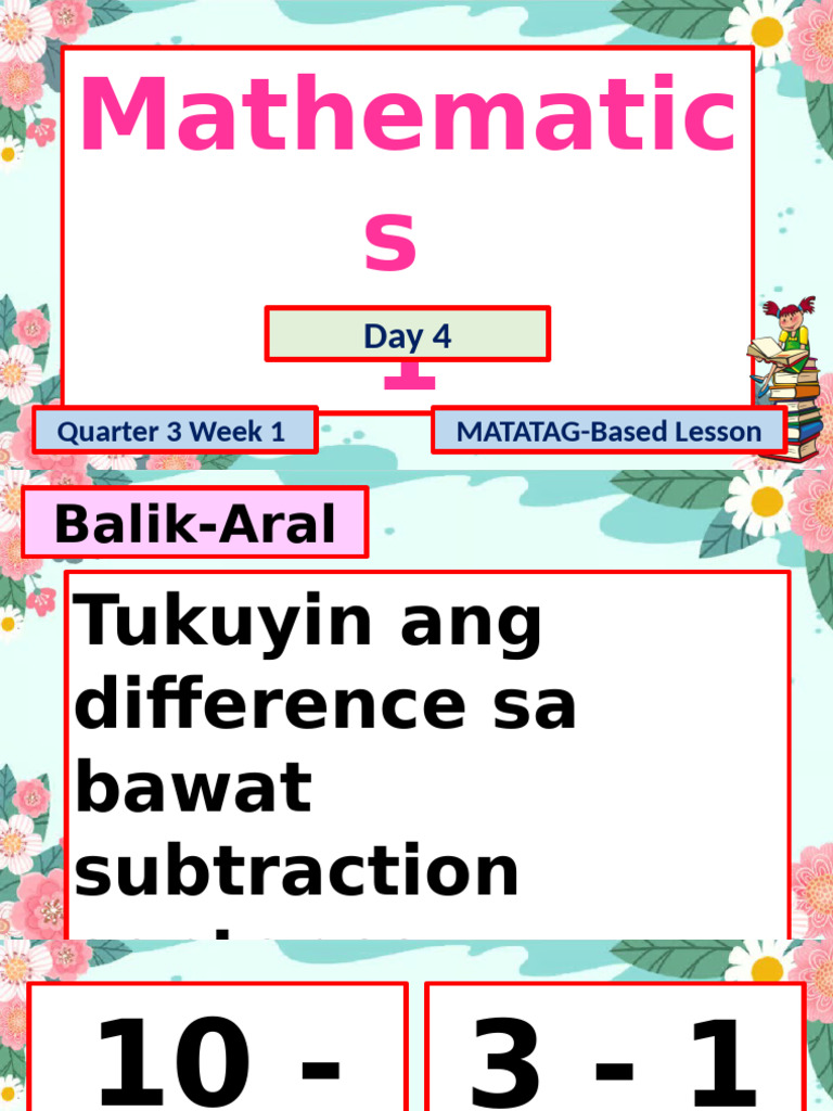 MATH Q3 WEEK 1 Day 4 | PDF