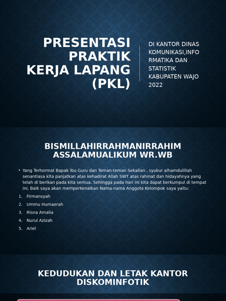 PKL Diskominfotik | PDF