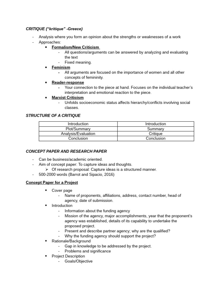 REVIEWER IN EAPP (outline) | PDF | Methodology | Argument
