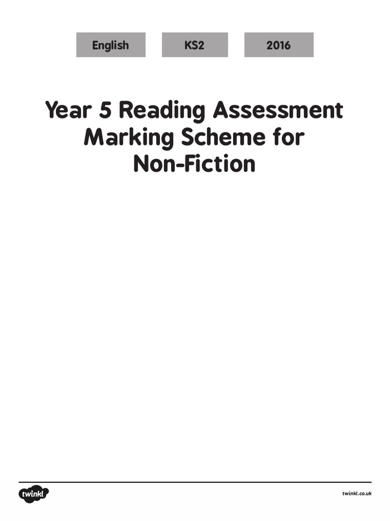 Year 5 Non-Fiction Reading Assessment | PDF