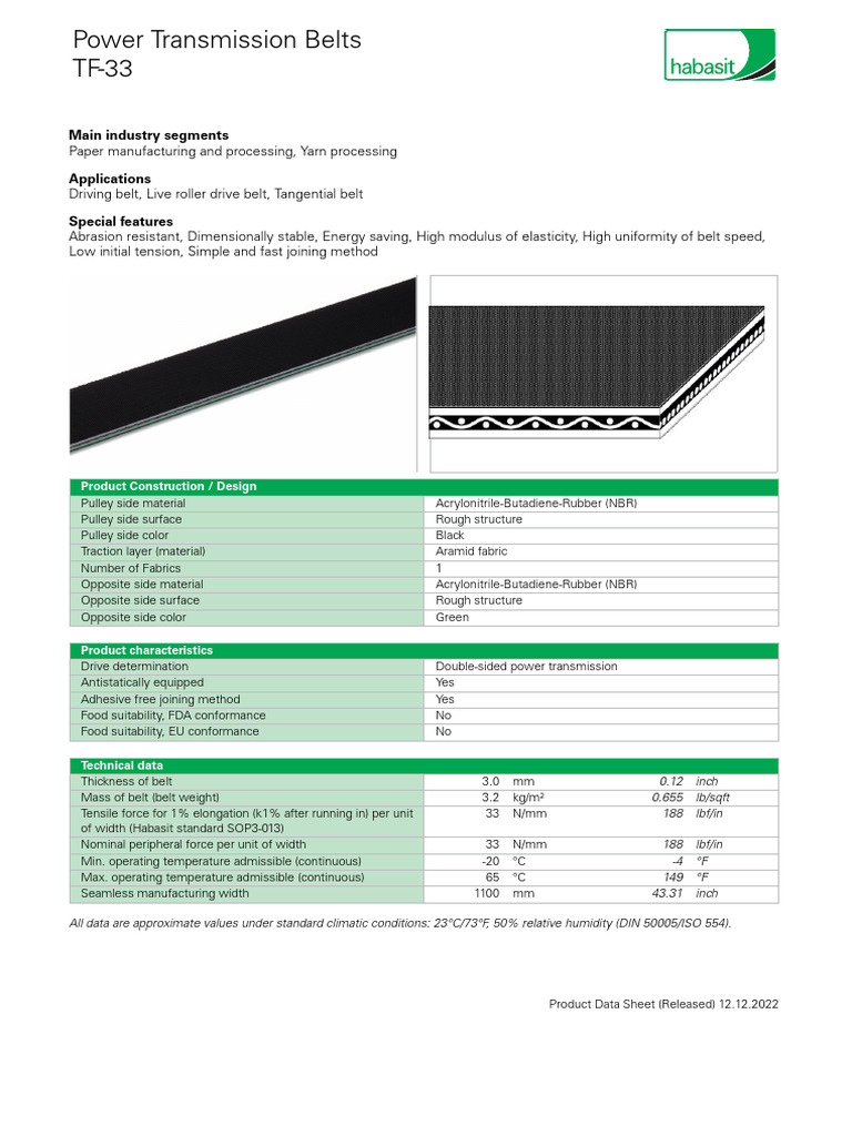 TF-33 (2) | PDF | Belt (Mechanical)