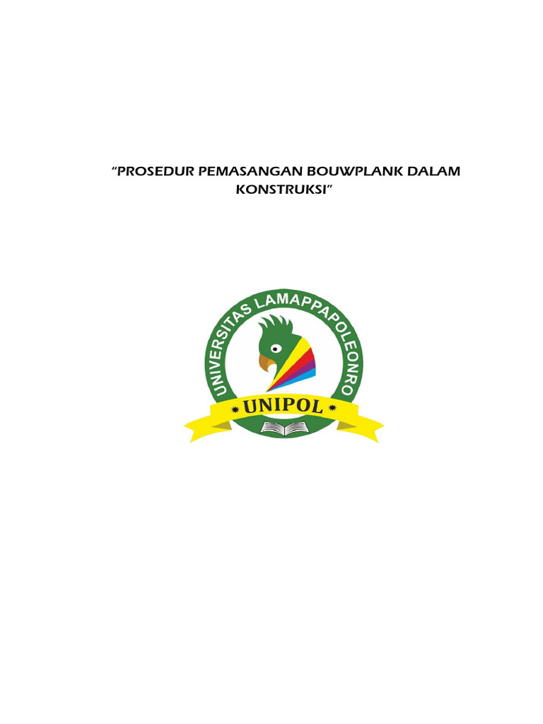 Prosedur Pemasangan Bouwplank Konstruksi | PDF