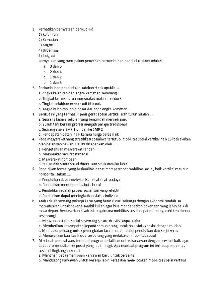 Latihan kl2 Pjok | PDF