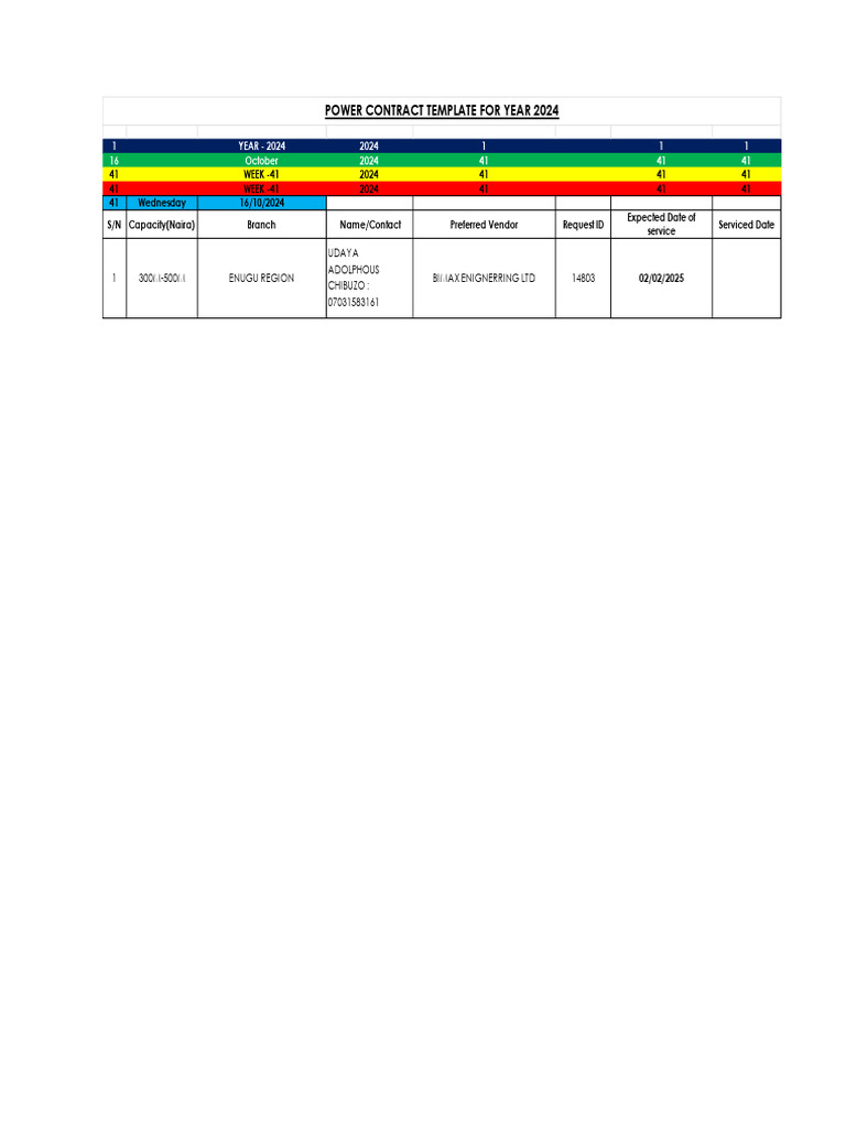 Power Contract | PDF