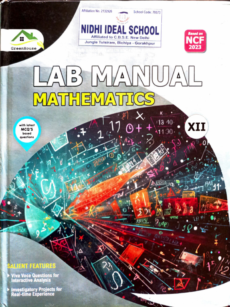 Math Lab Manual Part 1 | PDF