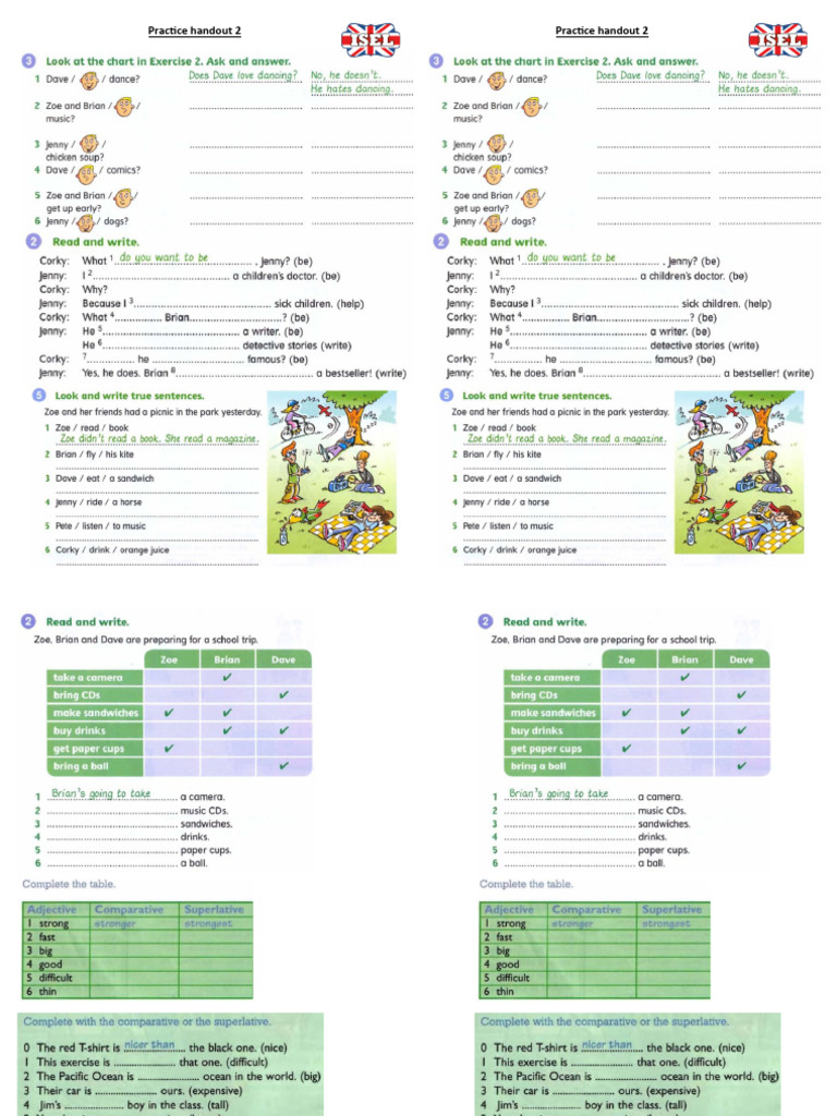 Practice Handout 2: Key Concepts | PDF
