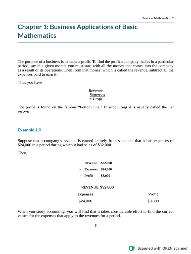 Business Mathematics GEOE NOTES | PDF
