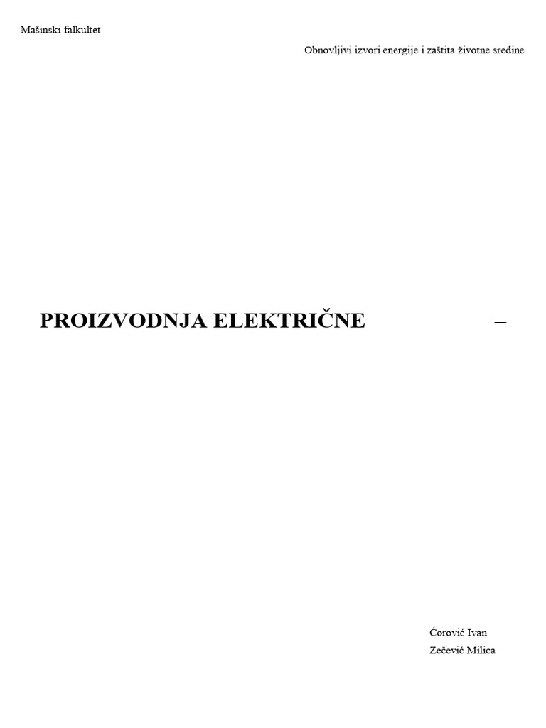 Fotonaponski Paneli | PDF