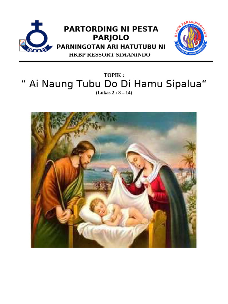 NATAL 25 Des 2019 (BATAK) | PDF