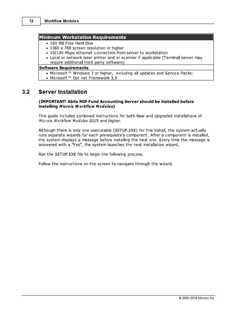 Microix Workflow Modules Part 2 | PDF