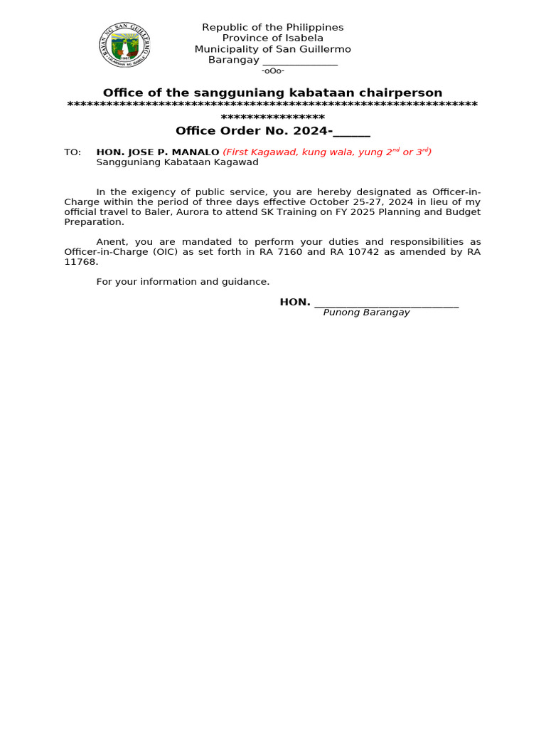 OIC-Designation | PDF