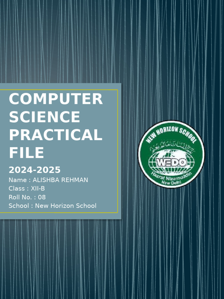 Intro Page | PDF