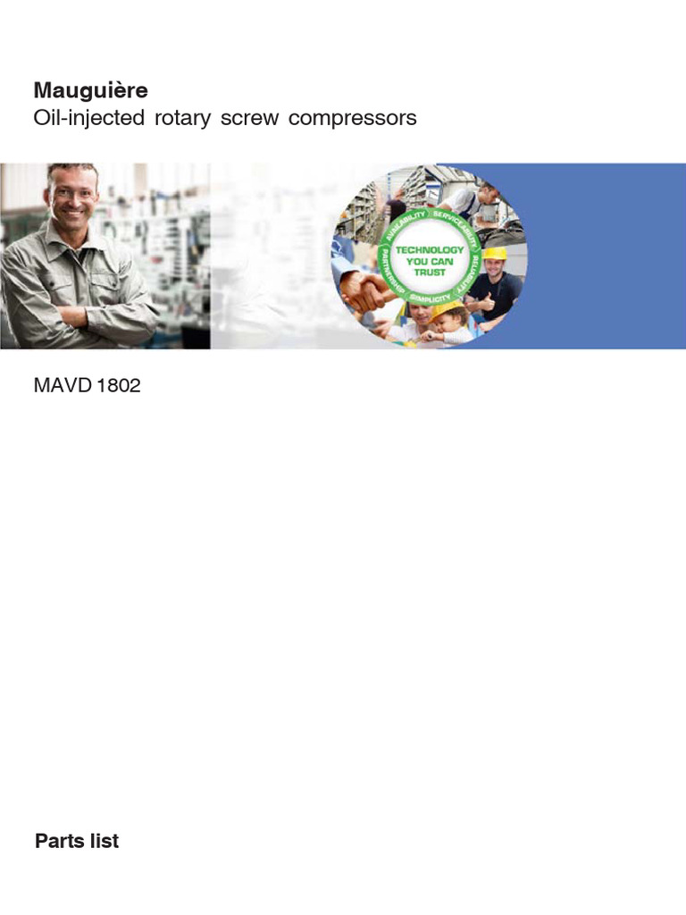 MAVD 1802 Compressor Parts List | PDF | Manufactured Goods | Mechanical ...