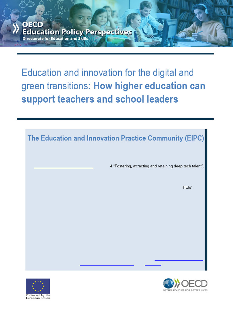 Education and Innovation For The Digital and Green Transitions - How ...