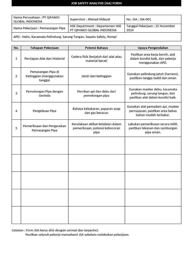 1.wahab Form JSA | PDF