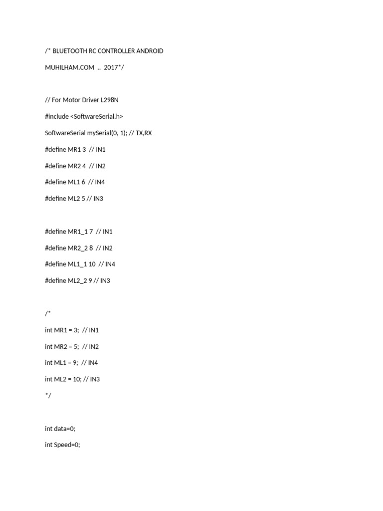 Bluetooth Rc Controller Android Pdf Computer Programming Software Engineering