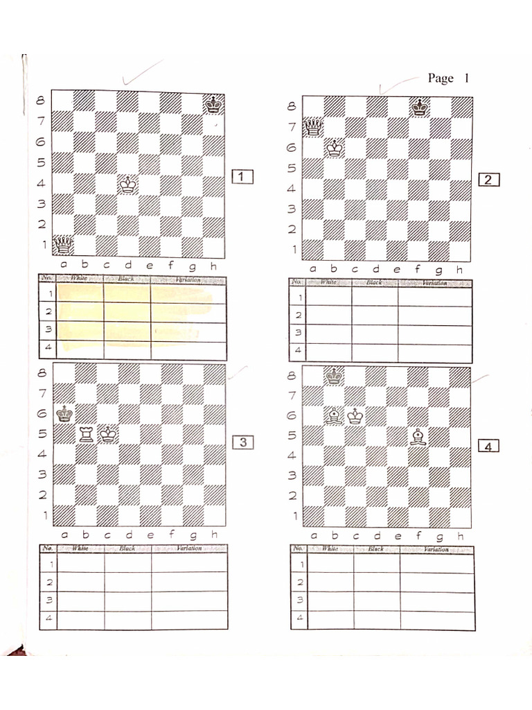 Chess Mate in 4 | PDF