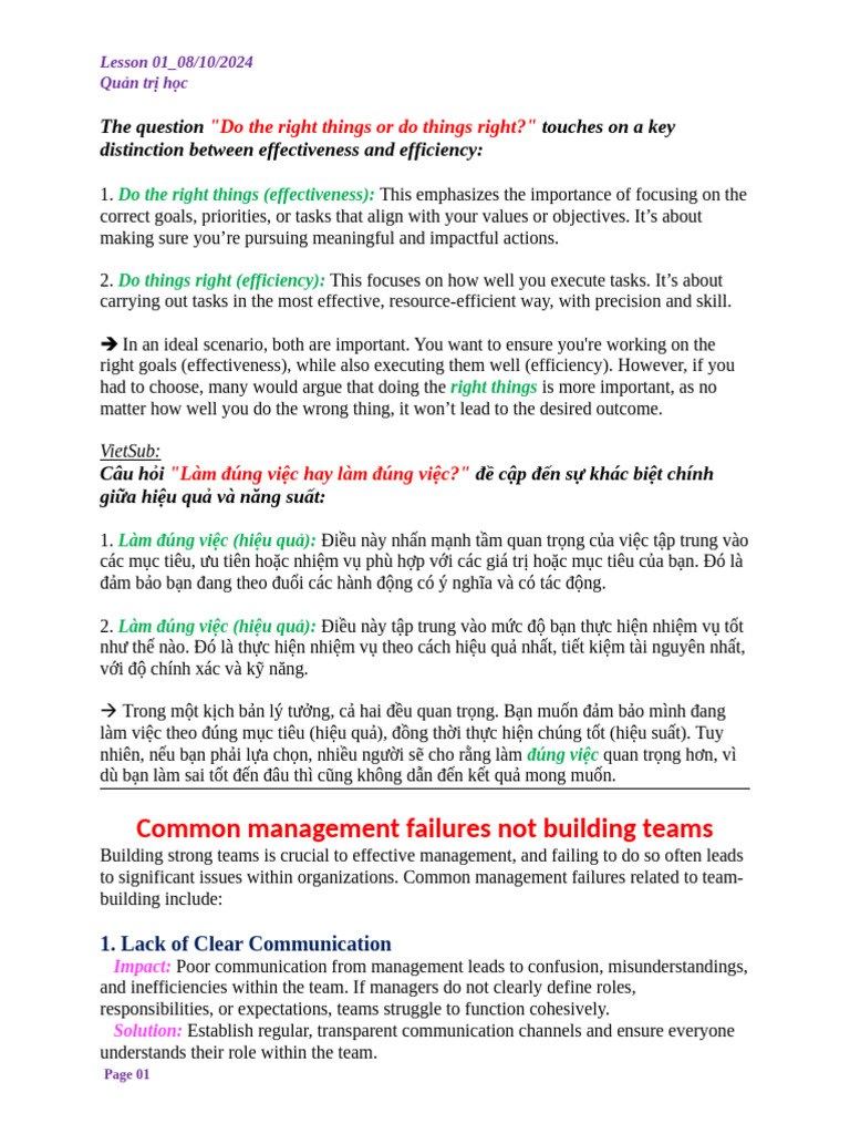 Lesson01 Quantrihoc 081024 | PDF