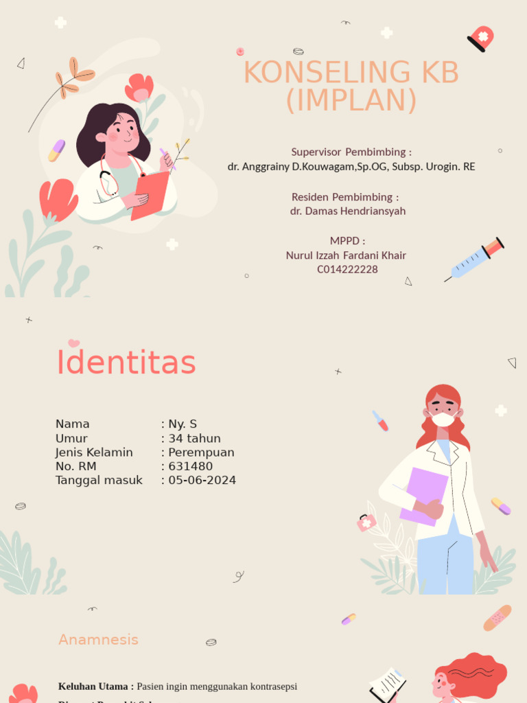 Konseling KB (Implan) Nurul Izzah Fardani Khair C014222228 | PDF