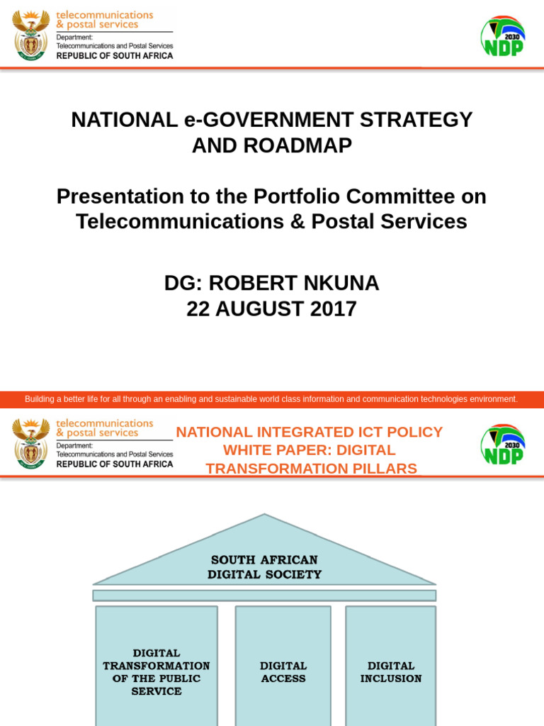 E-Government Strategy | PDF | E Government | Computing