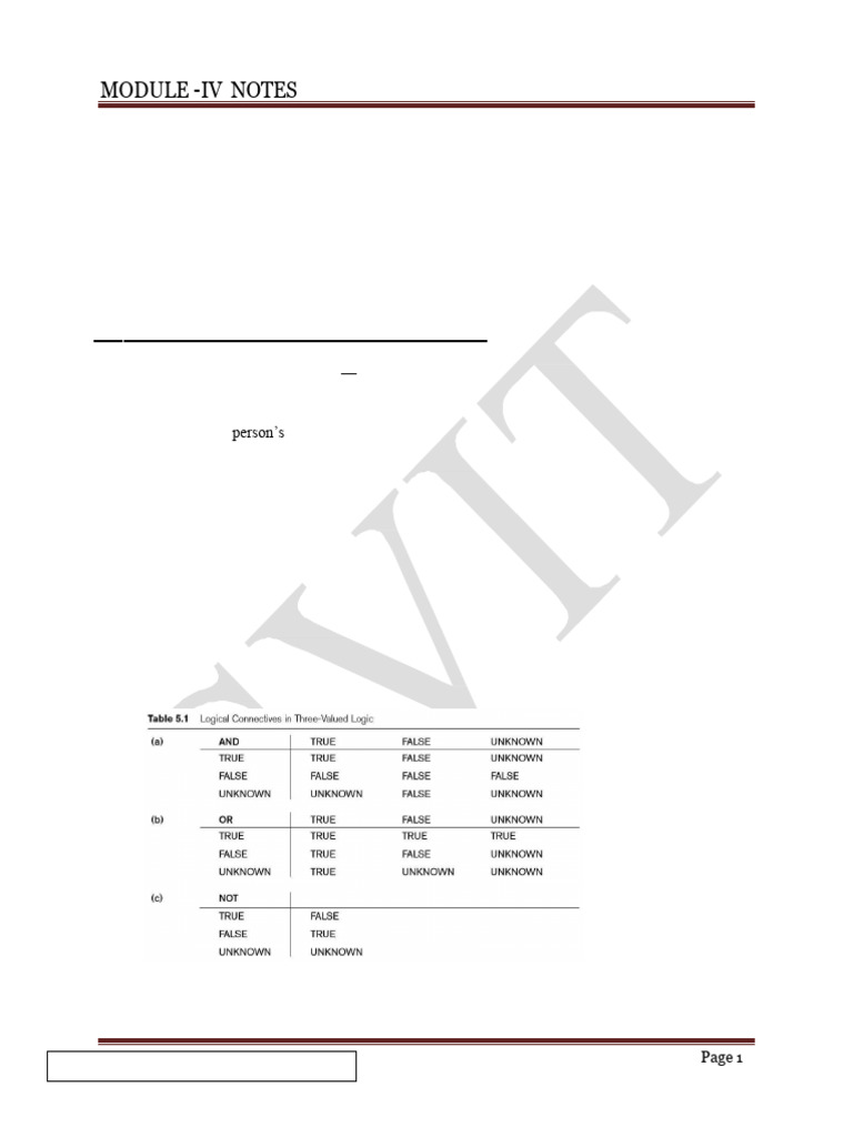 DBMS Module 4 (Chap 1) | PDF | Sql | Databases DBMS Module 4 (Chap 1) | PDF | Sql | Databases