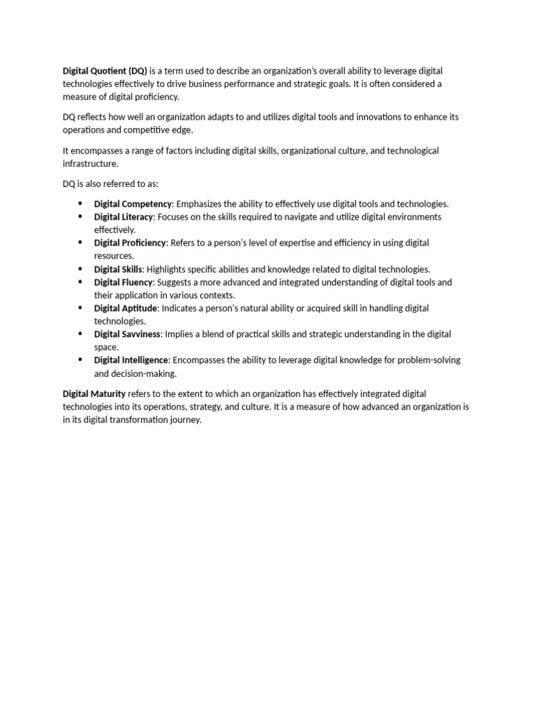 Digital Quotient | PDF