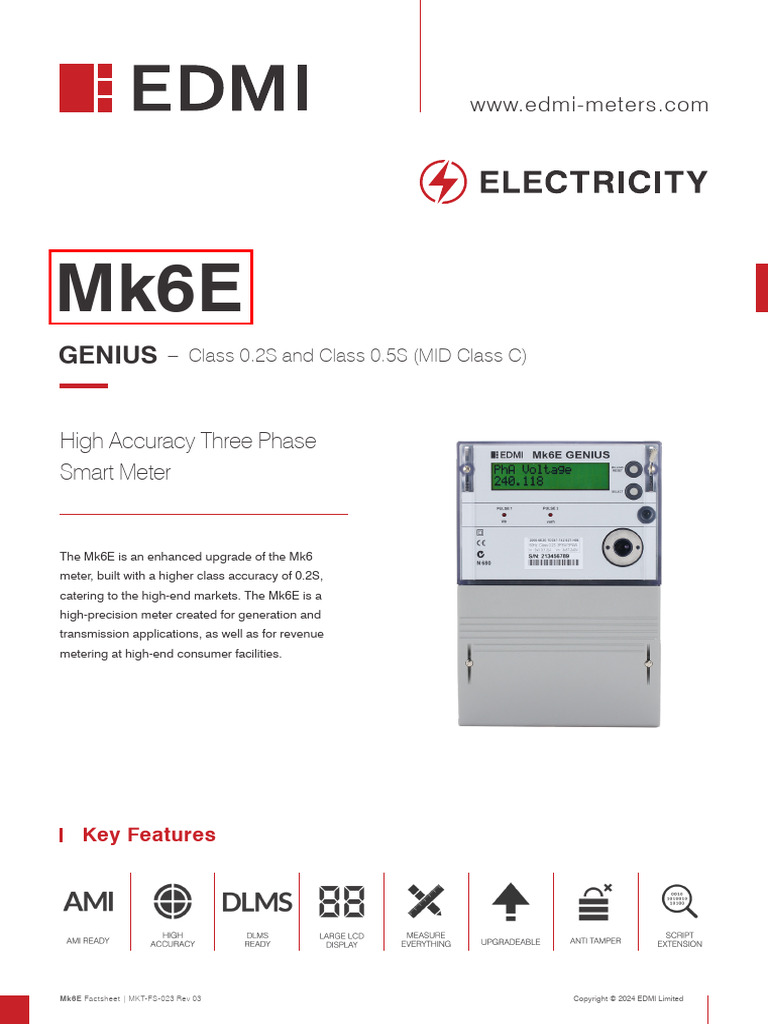 11 POWER METER EDMI | PDF | Mains Electricity | Electrical Engineering