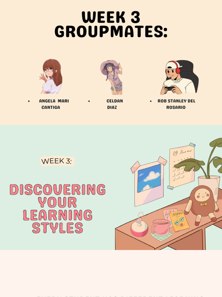 Week 3 VRTS Reporting | PDF | Learning Styles | Cognition