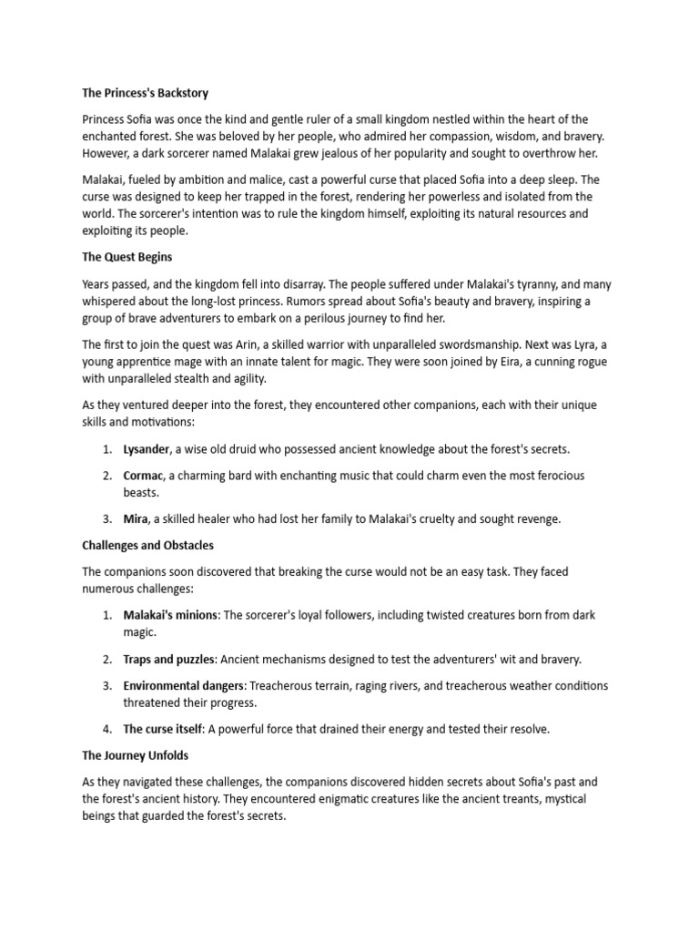 AURORA-RESUME - in This Mystical Tale The Princess of The Sleeping Forest | PDF