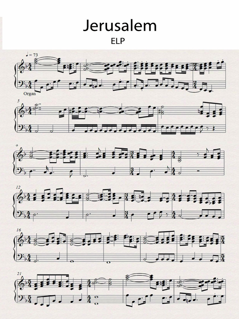 Jerusalem ELP | PDF