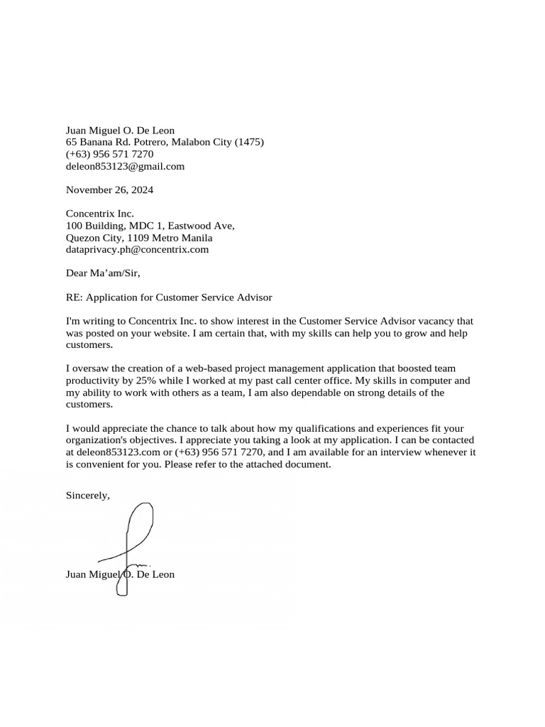 Business Letter | PDF