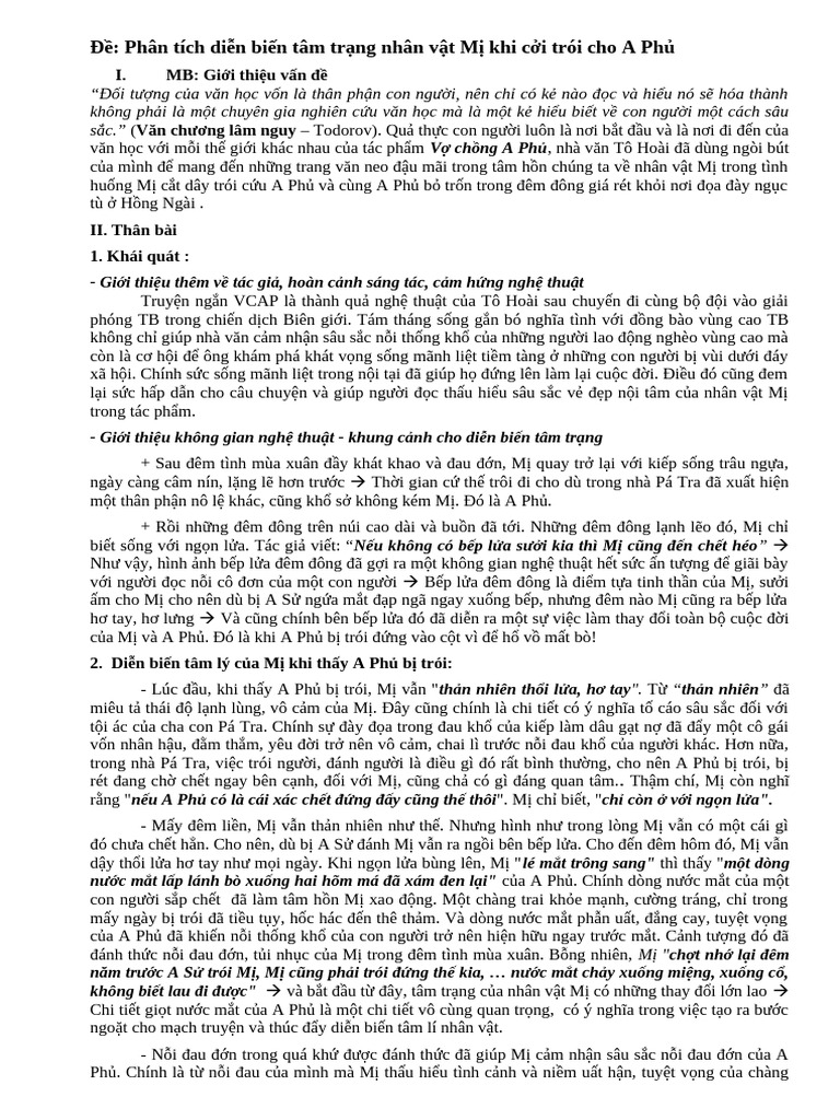 TÀI LIỆU ÔN TÂP VCAP | PDF