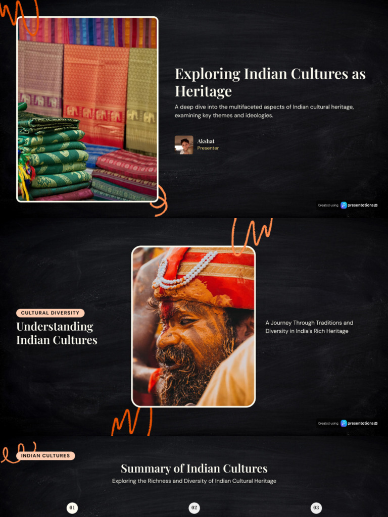 Exploring Indian Cultures As Heritage | PDF