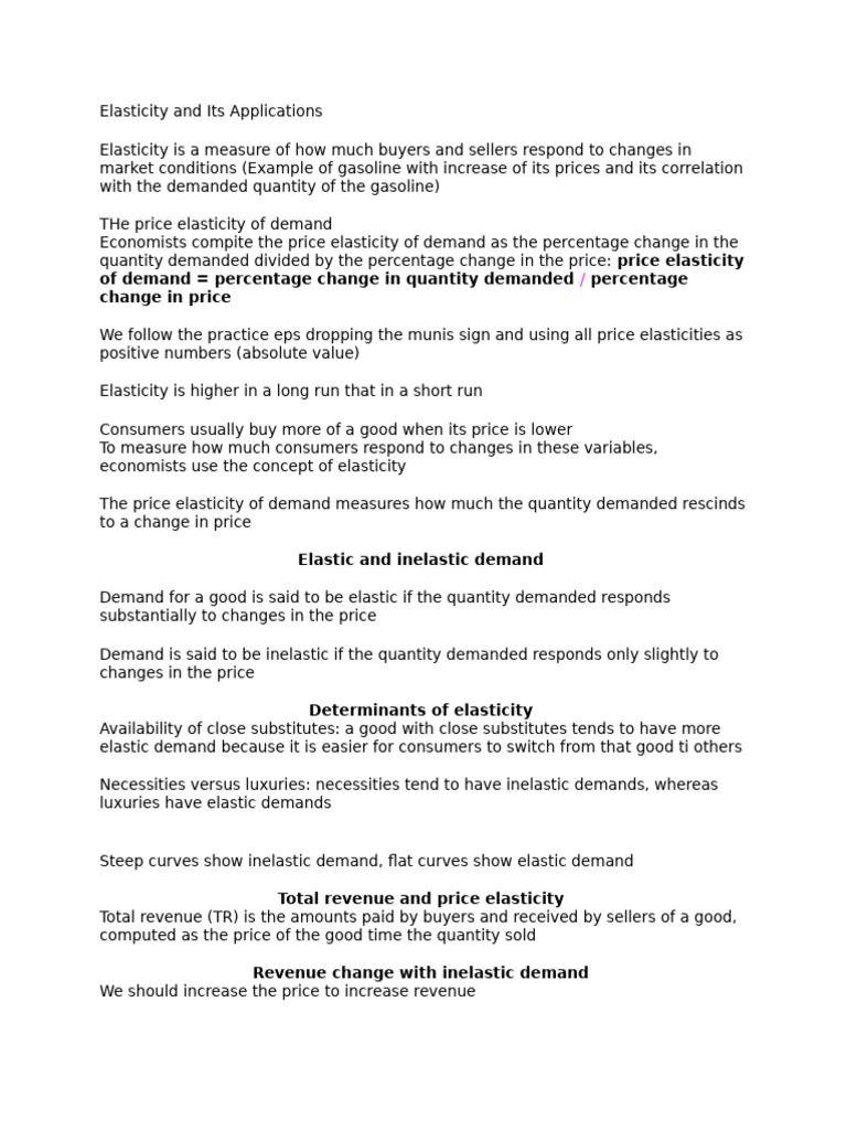Intro to Economics | PDF | Elasticity (Economics) | Demand