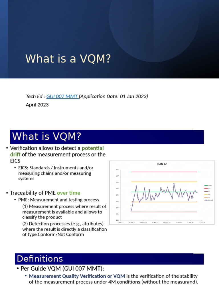 What is VQM - US | PDF | Verification And Validation | Engineering ...