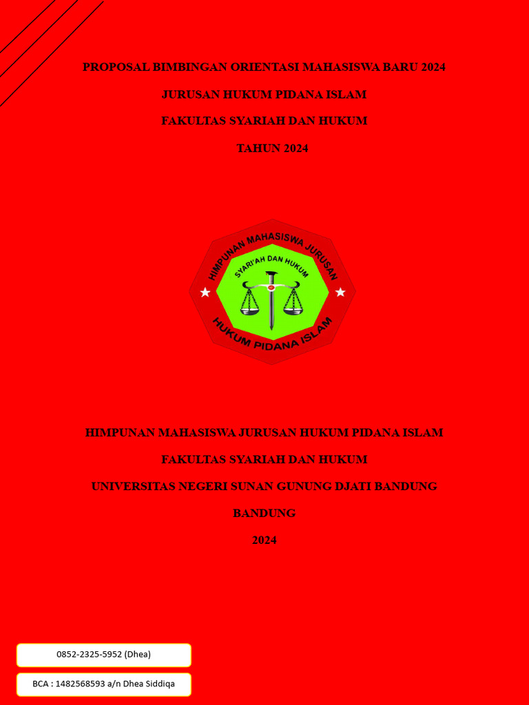 Proposal Bomb HMJ Hpi 2024 | PDF