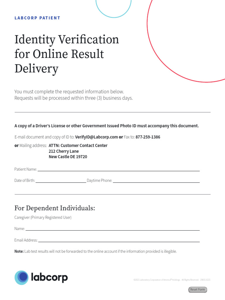 V2 Portal Identity Verification Form | PDF