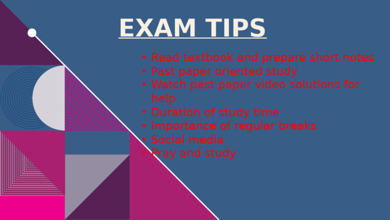 Exam Tips | PDF