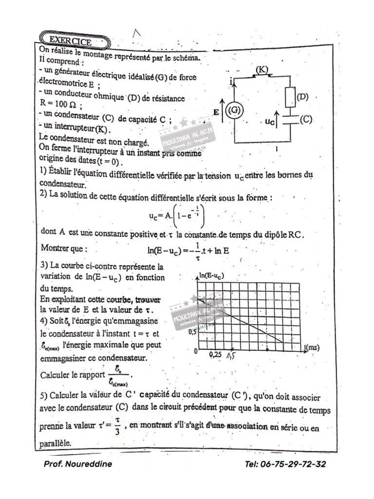2 BAC RC Exercice | PDF