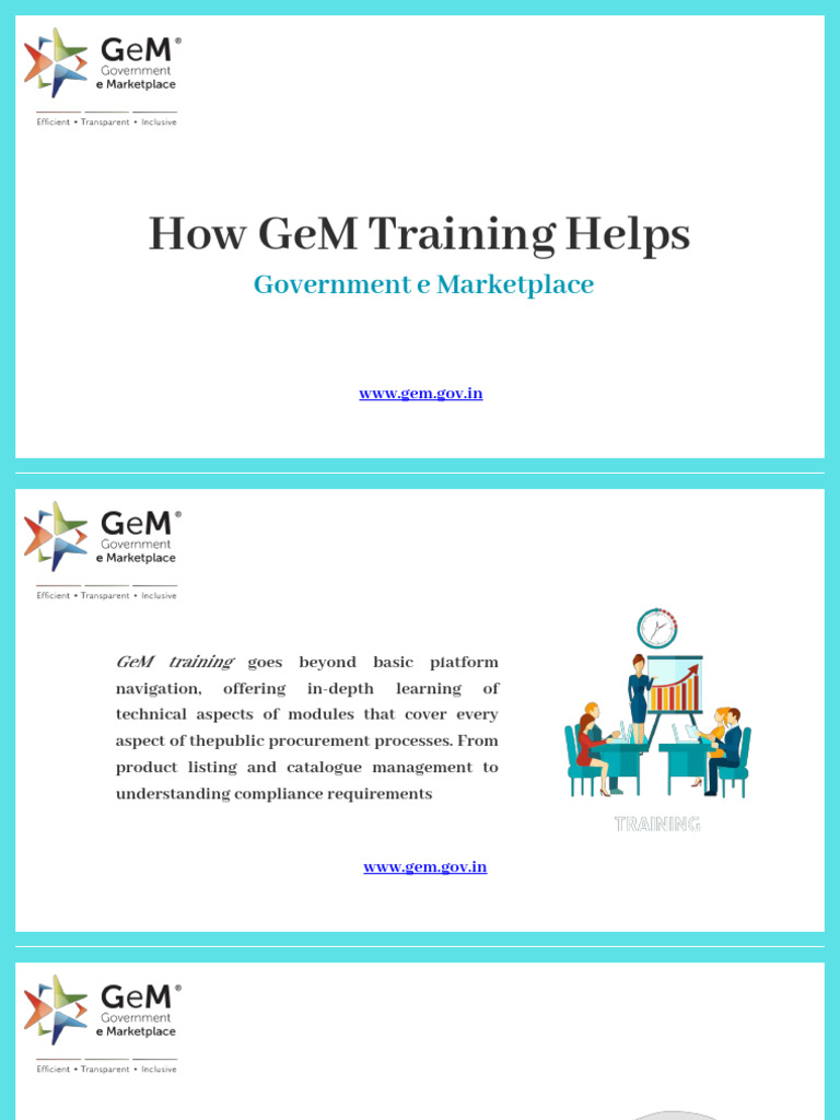 GeM Training Empowers Small Businesses | PDF