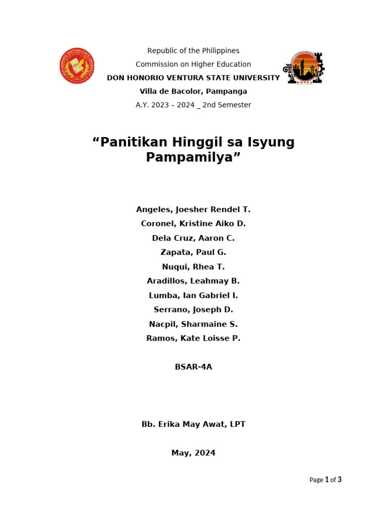 Group 4-BSAR 4A - SosLit | PDF