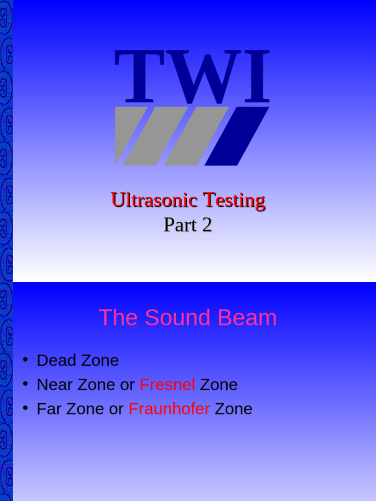Ultrasonic Testing: Sound Beam Analysis | PDF | Decibel | Attenuation