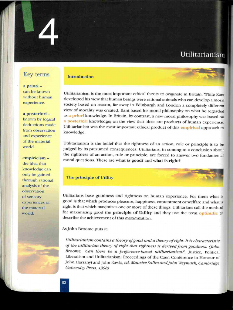 Utilitarianism - Richard Wright Ure Old Spec | PDF | Utilitarianism ...