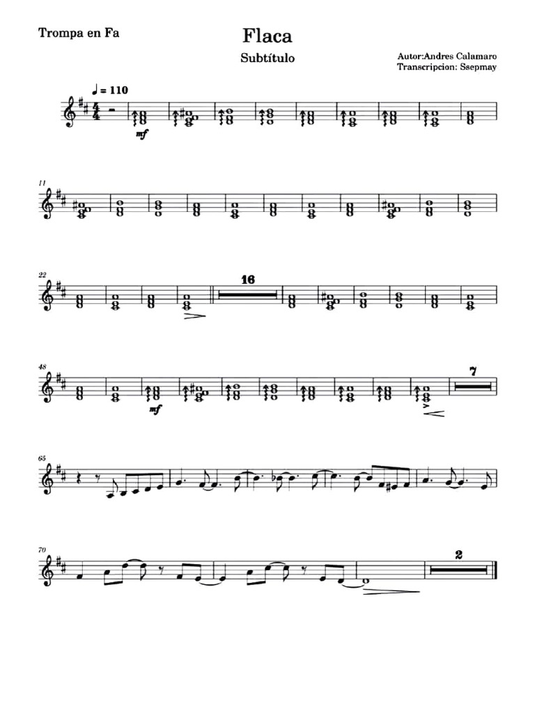 La Flaca Trompa | PDF