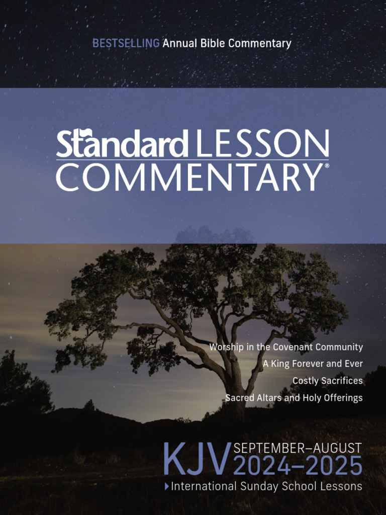 KJV Standard Lesson Commentary 2024-2025 | PDF | Psalms | Books Of Kings