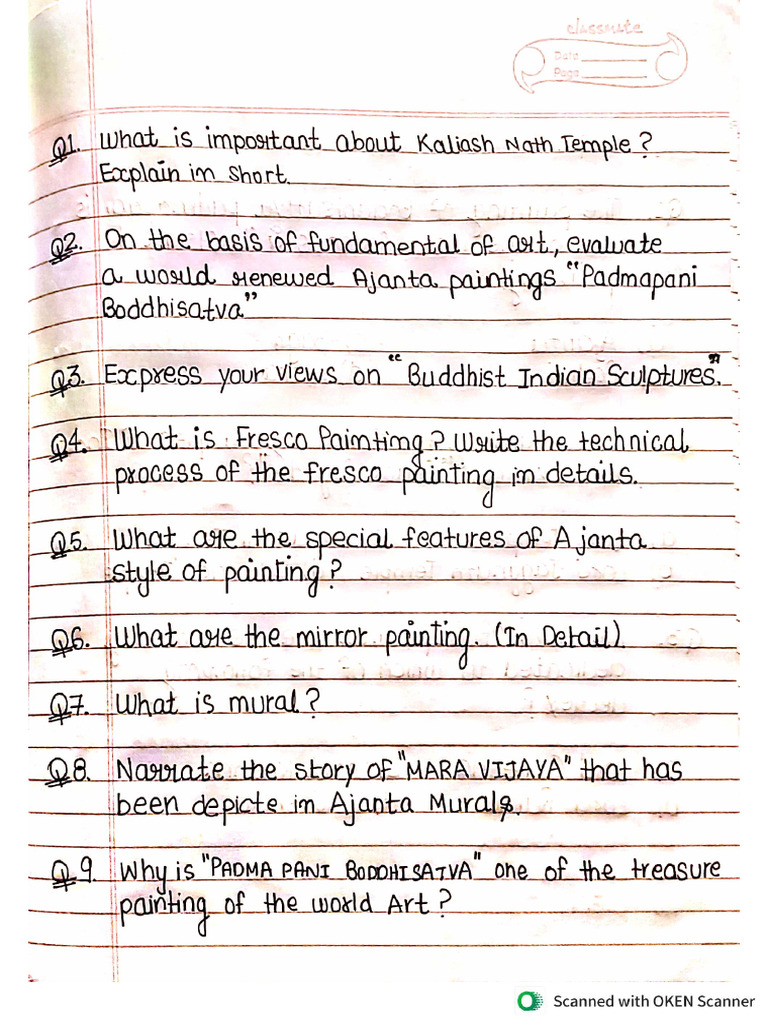 Fine Arts Questions by Kushagra | PDF