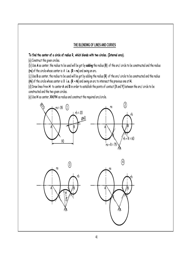 Sub Module 2 - Geometrical Construction | PDF | Ellipse | Euclidean Geometry